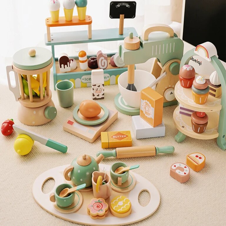 Whimsy Kitchen: Wooden Play Kitchen for Mini Chefs (Spark Culinary ...