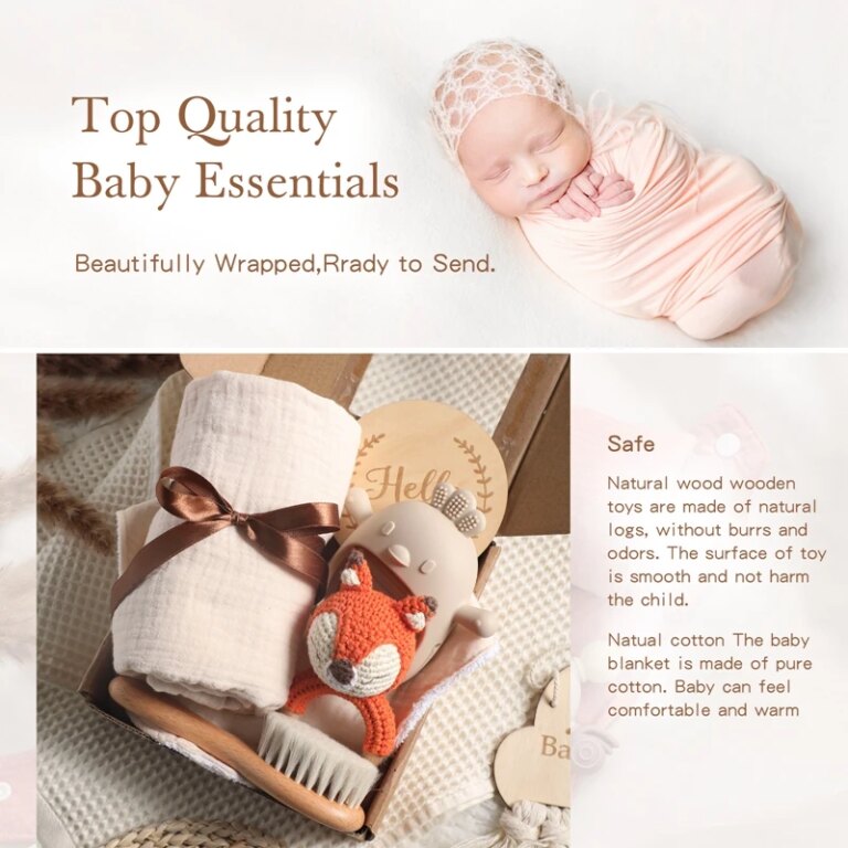 Cozy Comfort & Joyful Play: Newborn Gift Set (Nurture Tiny Smiles ...