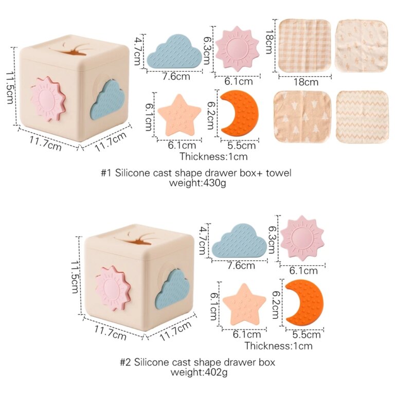 Shape Surprise Sensory Play Box - Sweet Little Nursery
