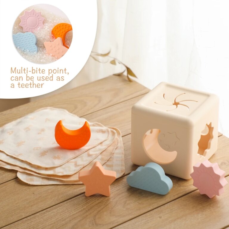 Shape Surprise Sensory Play Box - Sweet Little Nursery
